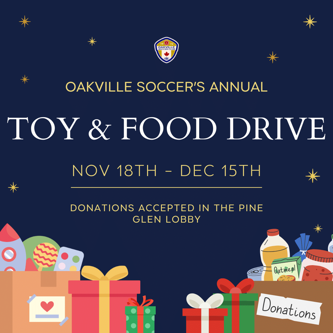 2024 Holiday Toy & Food Drive! - Oakville Soccer Club